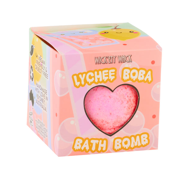 Lychee Boba Bath Bomb – Wick'ety Wack Candles